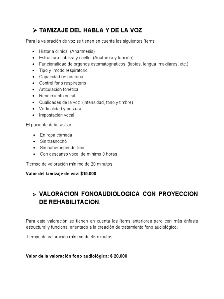 Terapia de Voz | PDF