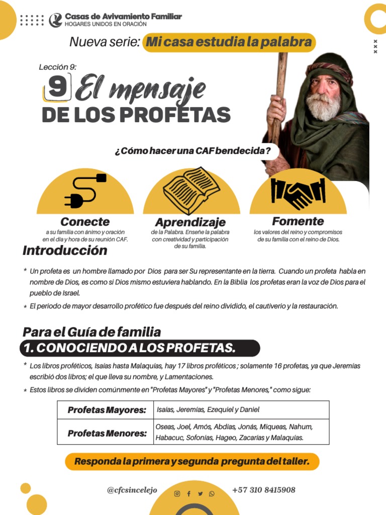 Tema 9 - El Mensaje de Los Profetas | PDF | Doce profetas menores ...