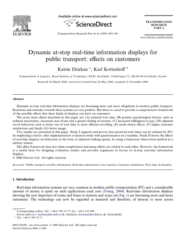 Journal RTI Effects On Customers | PDF | Customer Satisfaction | Public ...