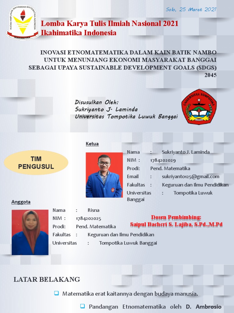 Inovasi Etnomatematika Batik Nambo | PDF