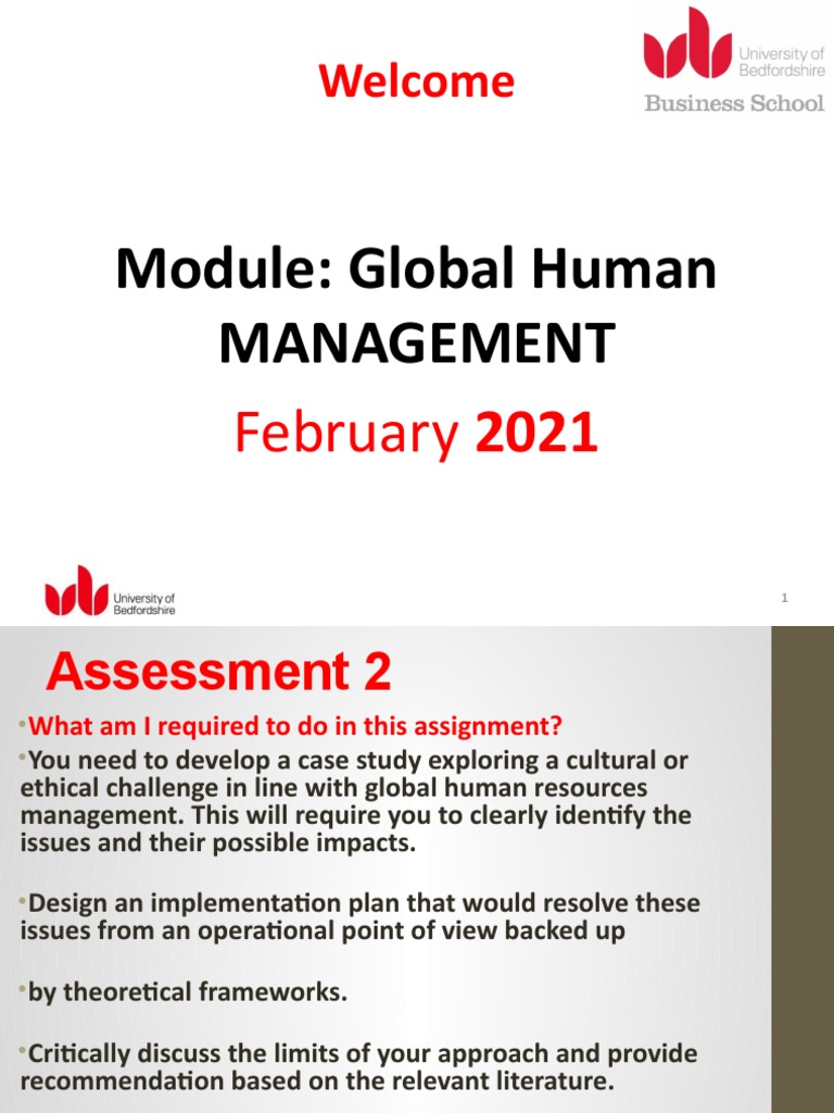 Global People Management Assignment - 2 Additional Notes (39507) | PDF ...