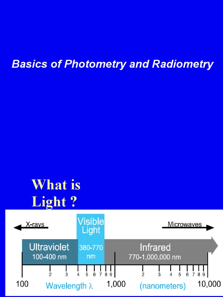 Lecture1 Phtometry and Radiometry | PDF | Reflection (Physics) | Optics