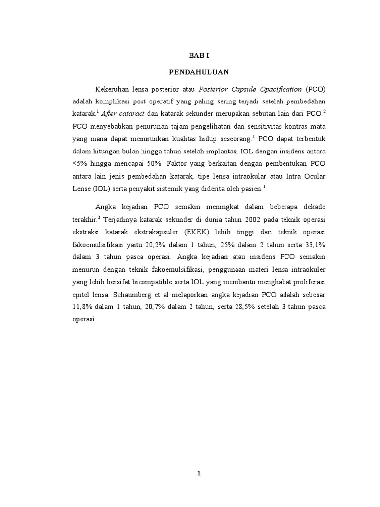 Presentasi Kasus PCO Pseudofakia | PDF | Sains & Matematika