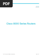 Cisco 8000 Series Routers Overview | PDF | Router (Computing) | Ios