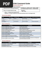 Cisco Commands Cheat Sheet PDF | PDF | Ip Address | Router (Computing)