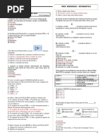 Teste de Informática Básica - Teste | PDF | Carreira e Crescimento | Arte
