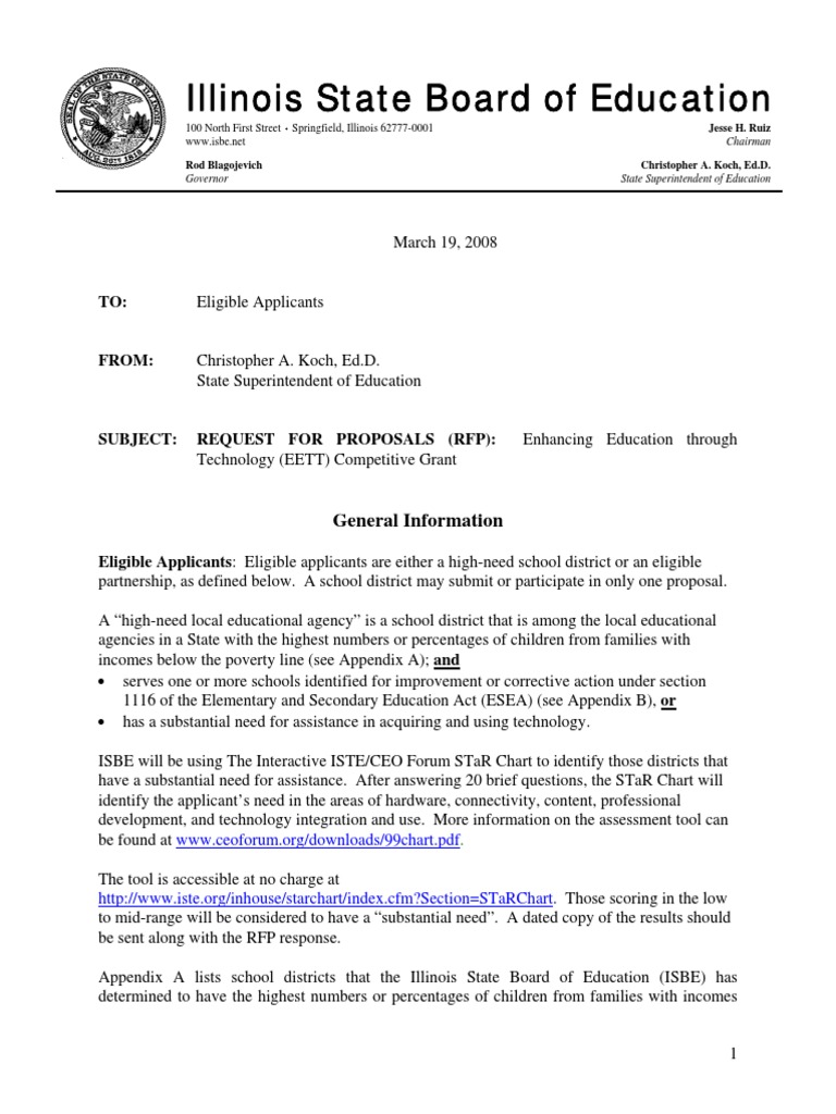 Illinois State Board of Education: General Information | PDF ...