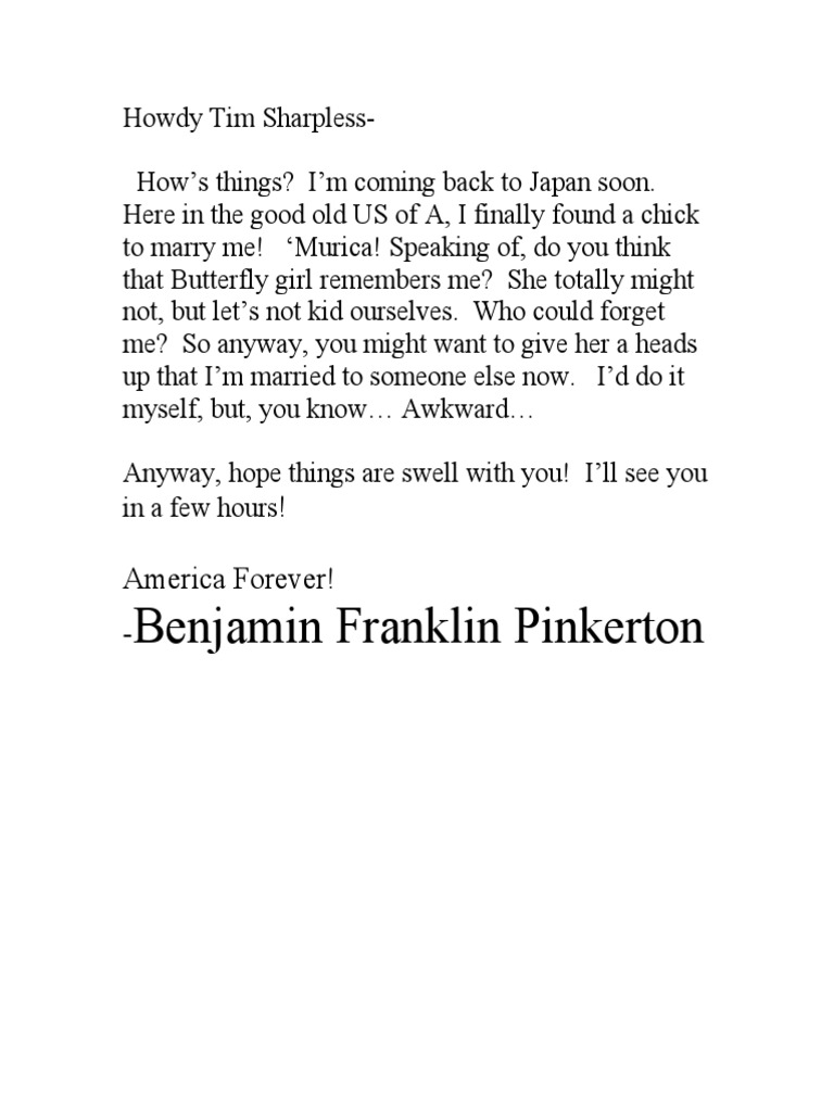 Sharpless Letter | PDF