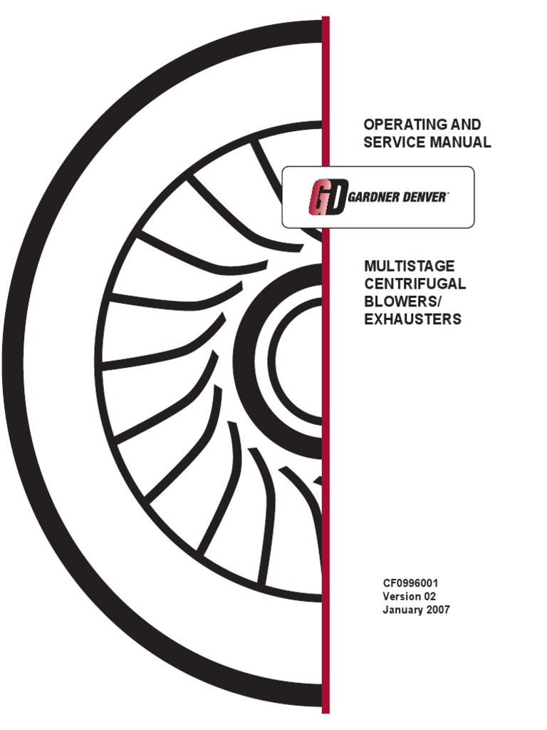 Blowers Operating and Service Manual | PDF | Belt (Mechanical) | Valve