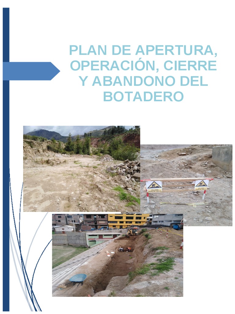 Plan de Botadero | PDF | Demolición | Residuos