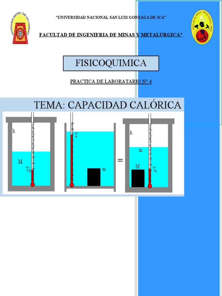 Capacidad Calorifica-Fisicoquimica | PDF | Capacidad calorífica | Calor