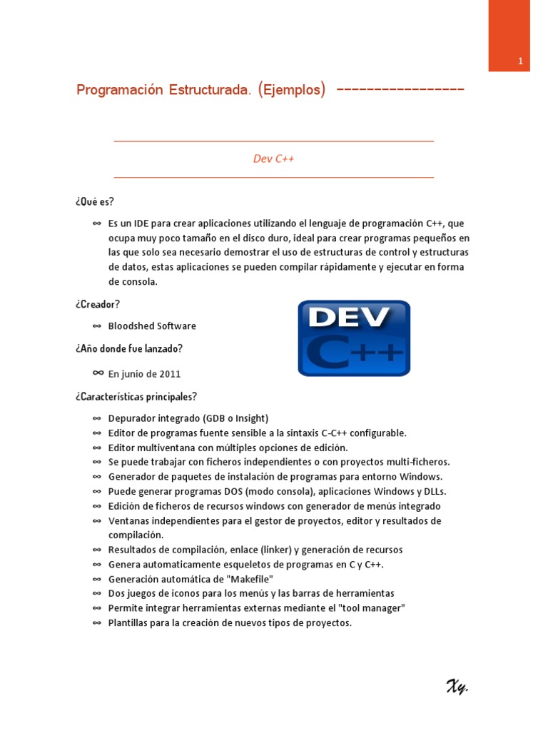 Ejemplos de Programación Estructurada | PDF | Informática | Tecnología