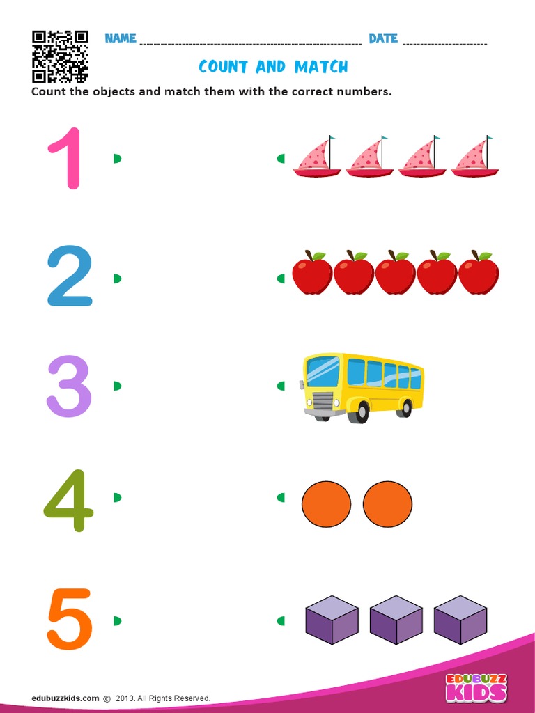 1 Count and Match Numbers | PDF | Finance & Money Management | Teaching ...