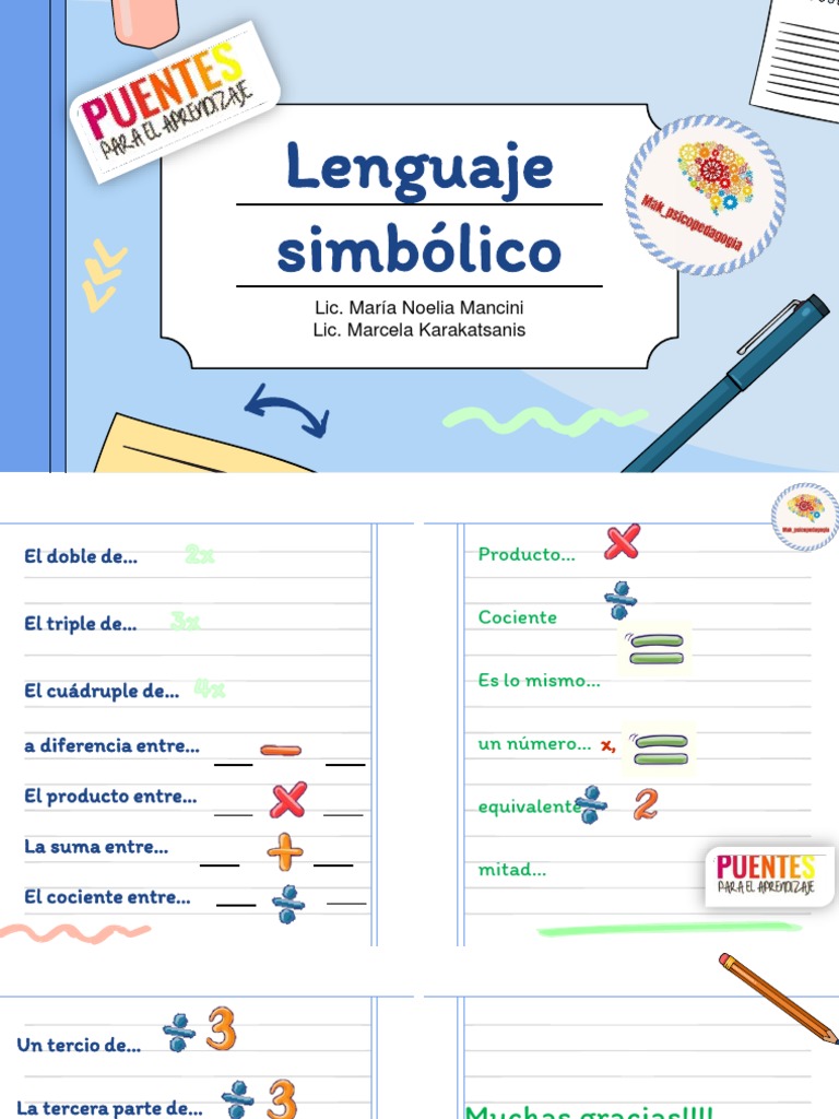Lenguaje Simbolico | PDF