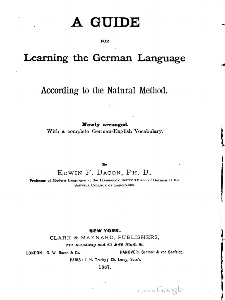 Guide to Learning German Naturally | PDF | Grammatical Gender | Semantics
