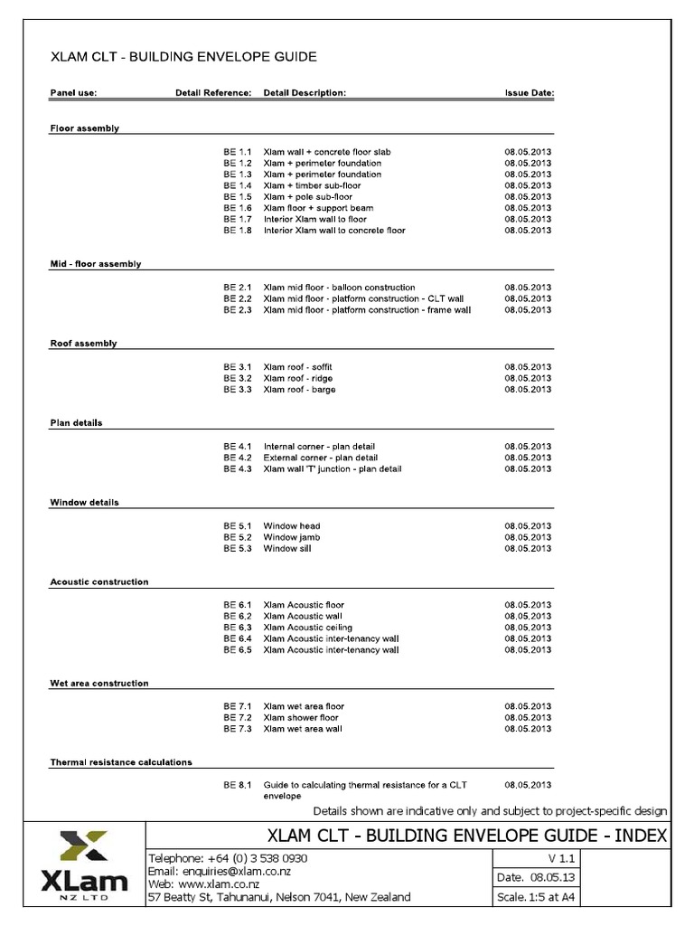 XLAM CLT - Building Envelope Guide | PDF | Building Insulation | Wall
