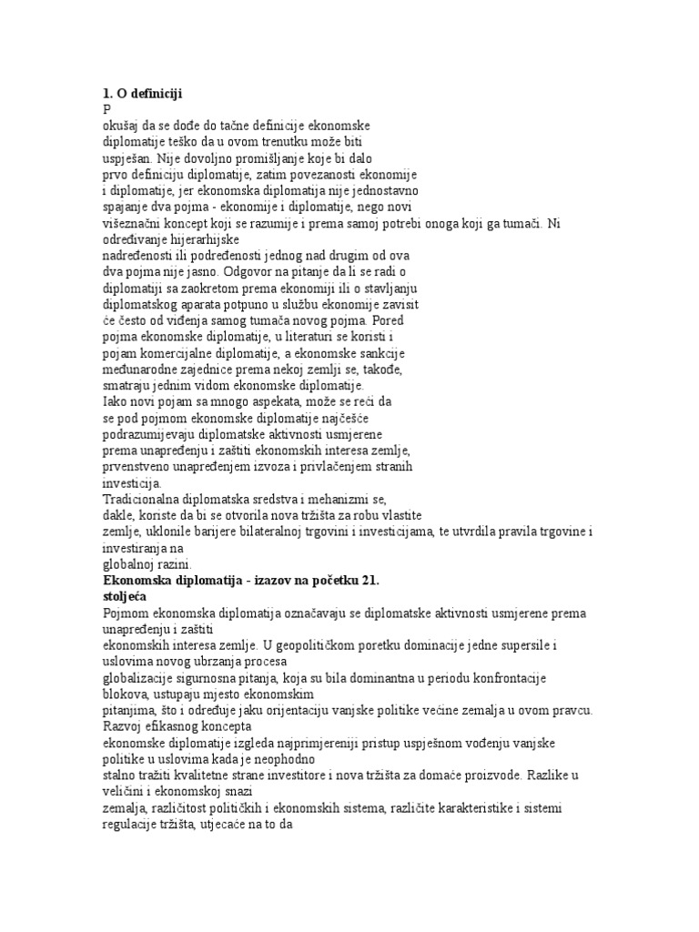 Diplomatija | PDF