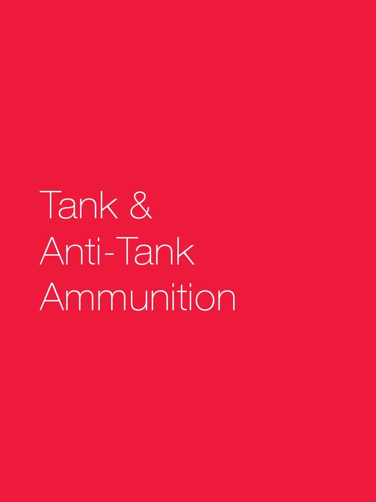 Anti Tank Ammo | PDF | Shell (Projectile) | Ammunition