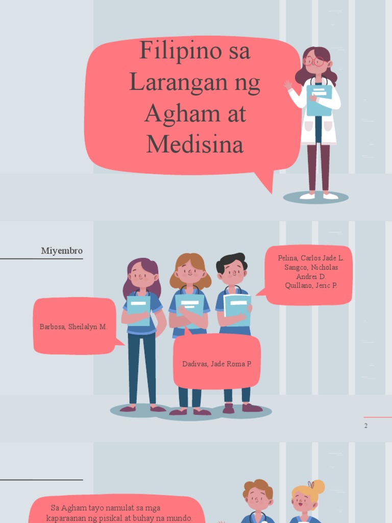 Filipino Sa Larangan NG Agham at Medisina | PDF