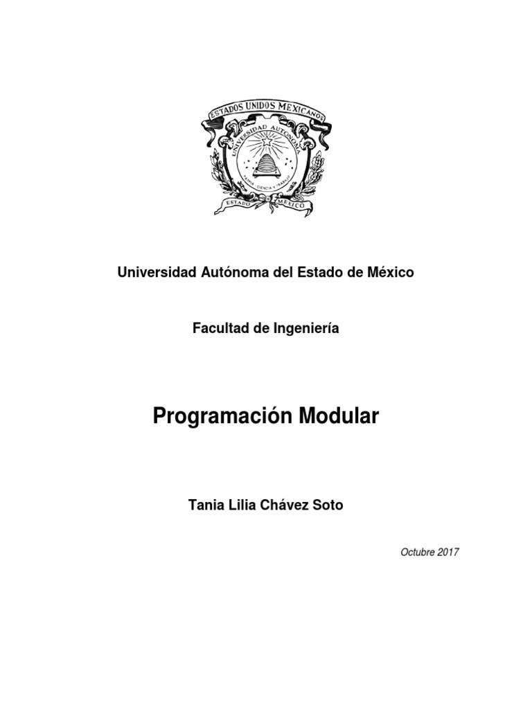 Programación Modular | PDF | Programa de computadora | Programación