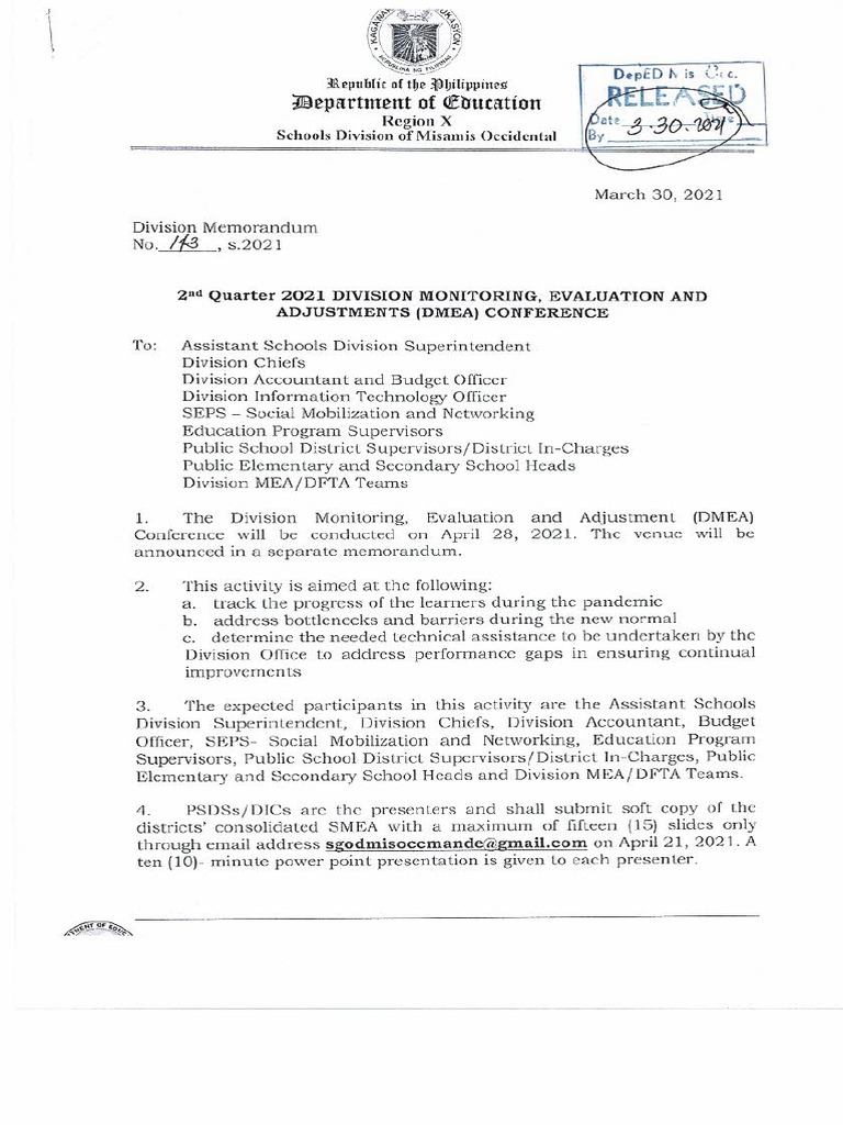 DepED Mis Occ - CC | PDF