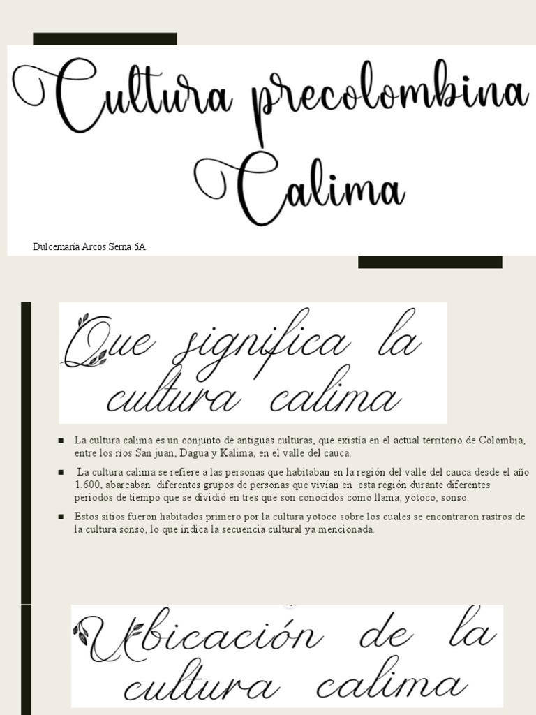 Calima | Descargar gratis PDF | Pueblos Indígenas de las Américas ...