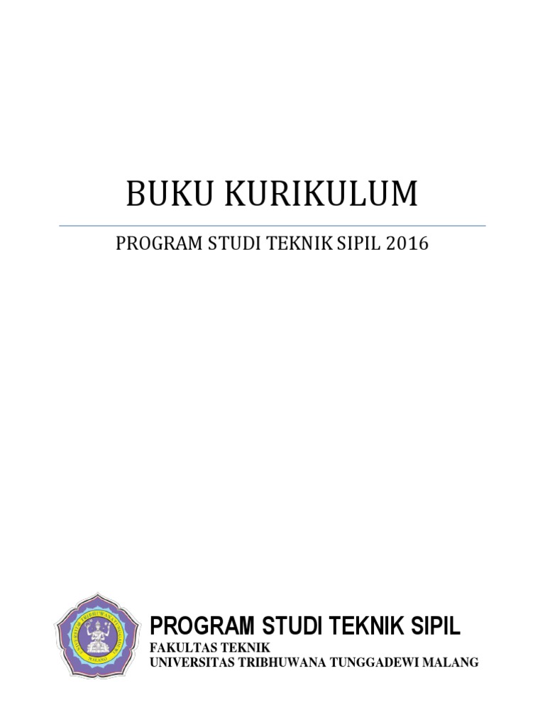 Buku Kurikulum Teknik Sipil | PDF | Bisnis | Seni