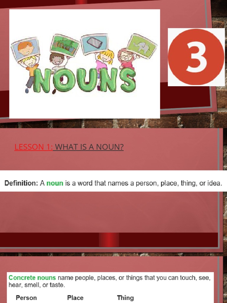 Grade 3 Noun | PDF | Language Arts & Discipline