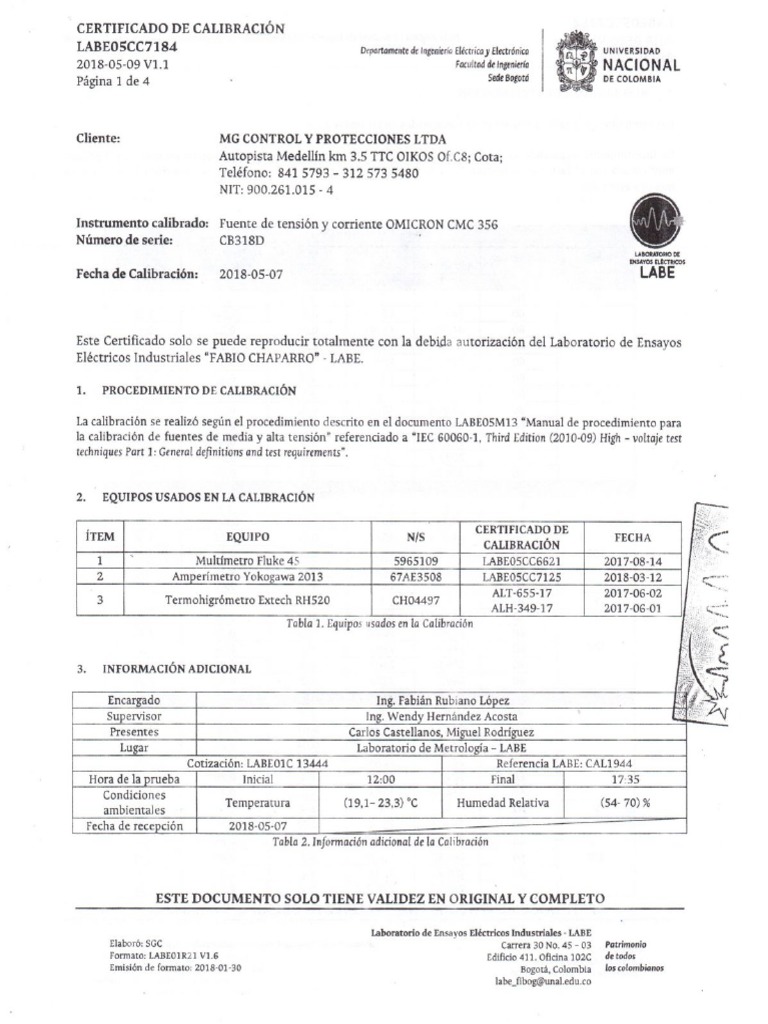 7184 MG Control | PDF