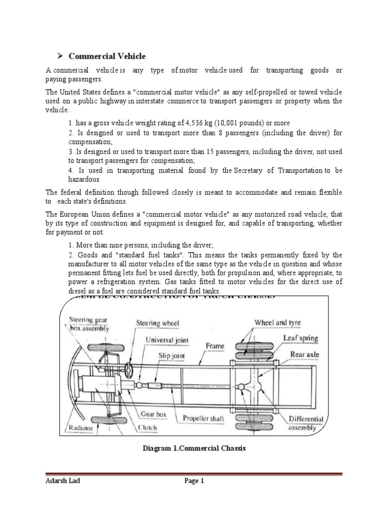 Overview of Commercial Vehicles | PDF | Motor Vehicle | Vehicles