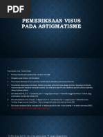 Panduan Pemeriksaan Visus Mata | PDF