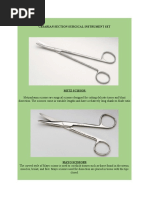 Normal Delivery Instrument Sets | PDF | Uterus | Surgical Suture