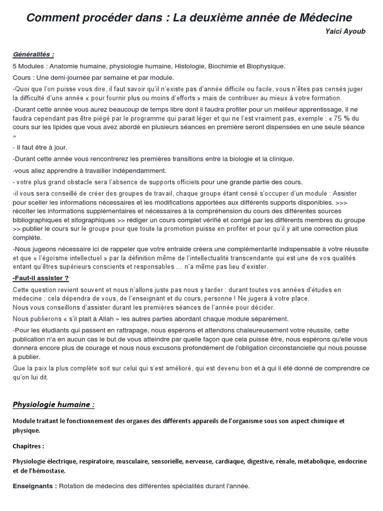Guide Ayoub Yaici 2015 2016 Pdf Biochimie Chimie 