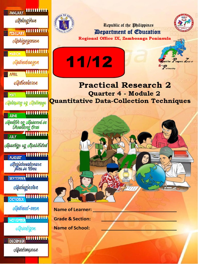 Practical Research 2: Quarter 4 - Module 2 Quantitative Data-Collection ...