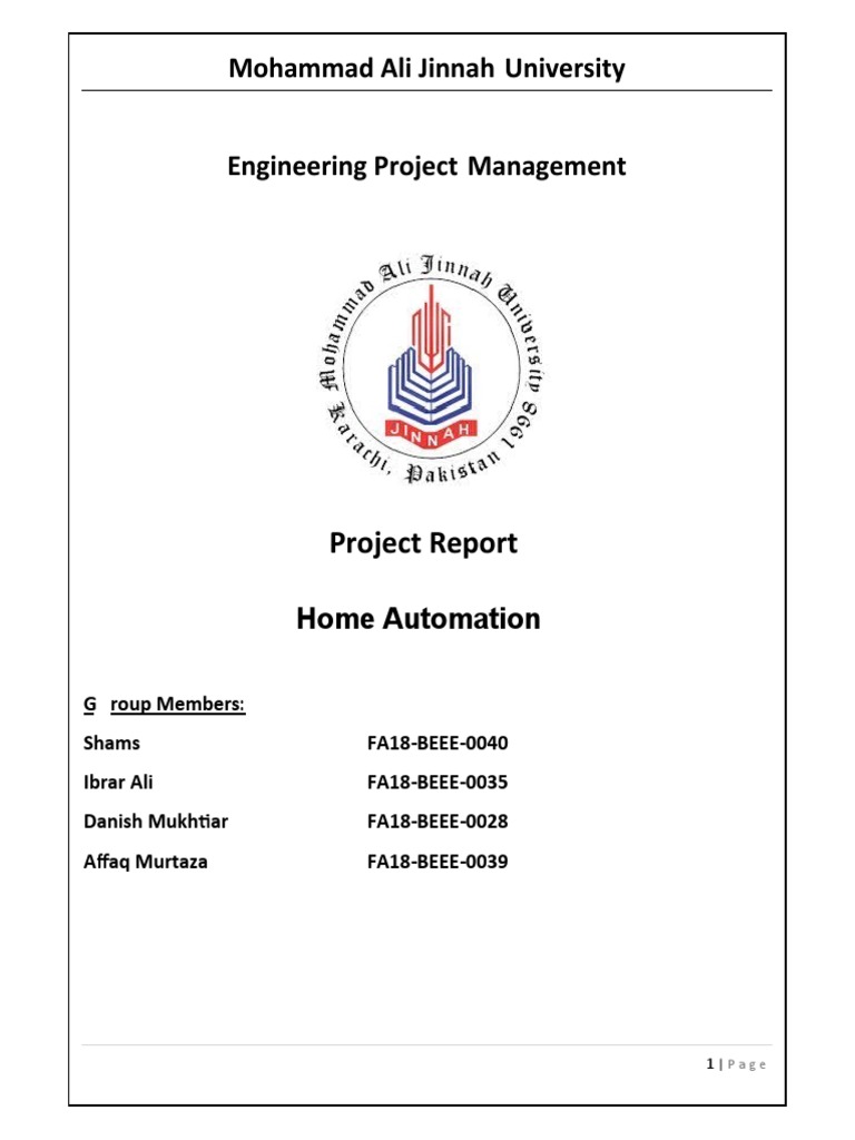 Home Automation Report | PDF | Bluetooth | Arduino
