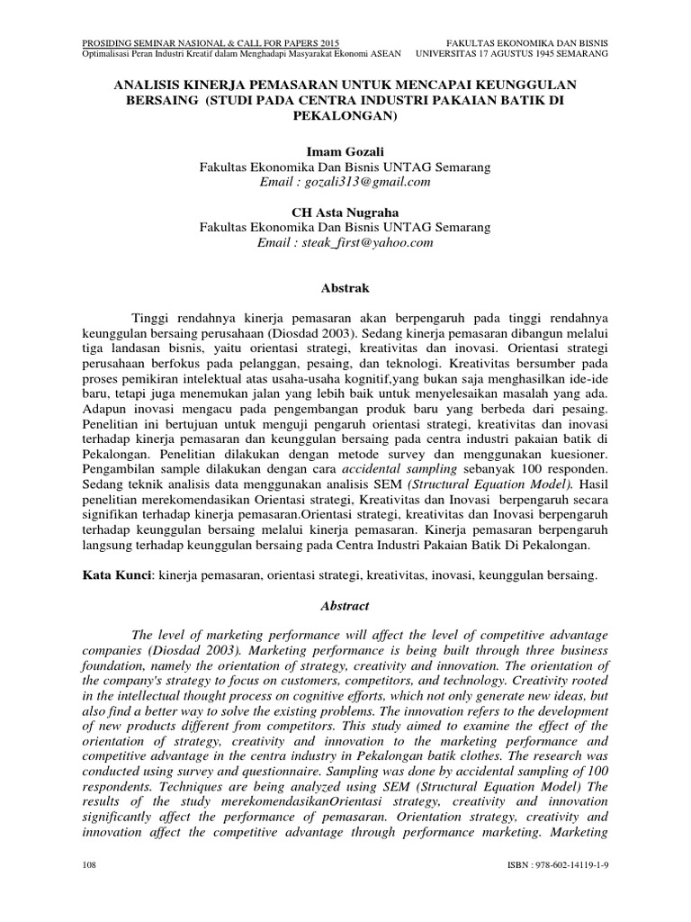 Imam Gozali - Kinerja THD KB | PDF