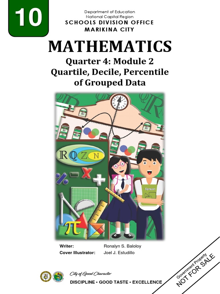Mathematics: Quarter 4: Module 2 Quartile, Decile, Percentile of ...