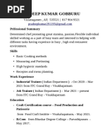 Sunil Resume 1 | PDF