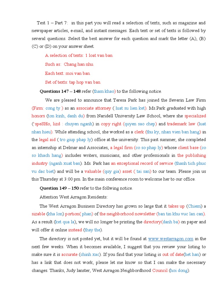 Questions 147 - 148 Refer ( | PDF | Science | Science And Technology