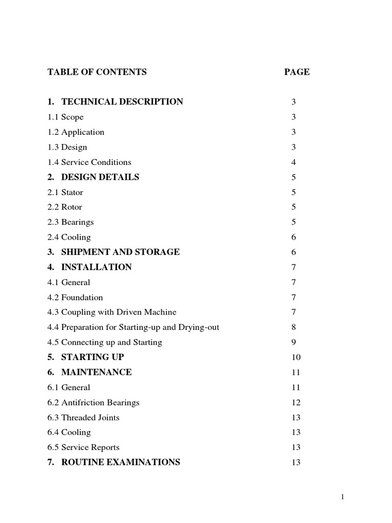 MDA Instruction Manual | PDF | Electric Motor | Bearing (Mechanical)