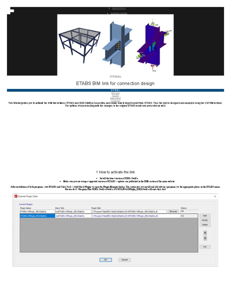 Etabs 18 To Idea Statica 20.1 | PDF | Building Information Modeling ...