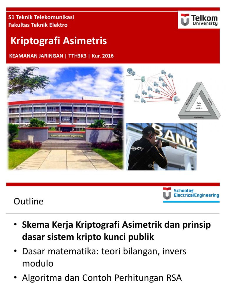 Kriptografi Asimetris (Skema Kerja Dan Prinsip) | PDF