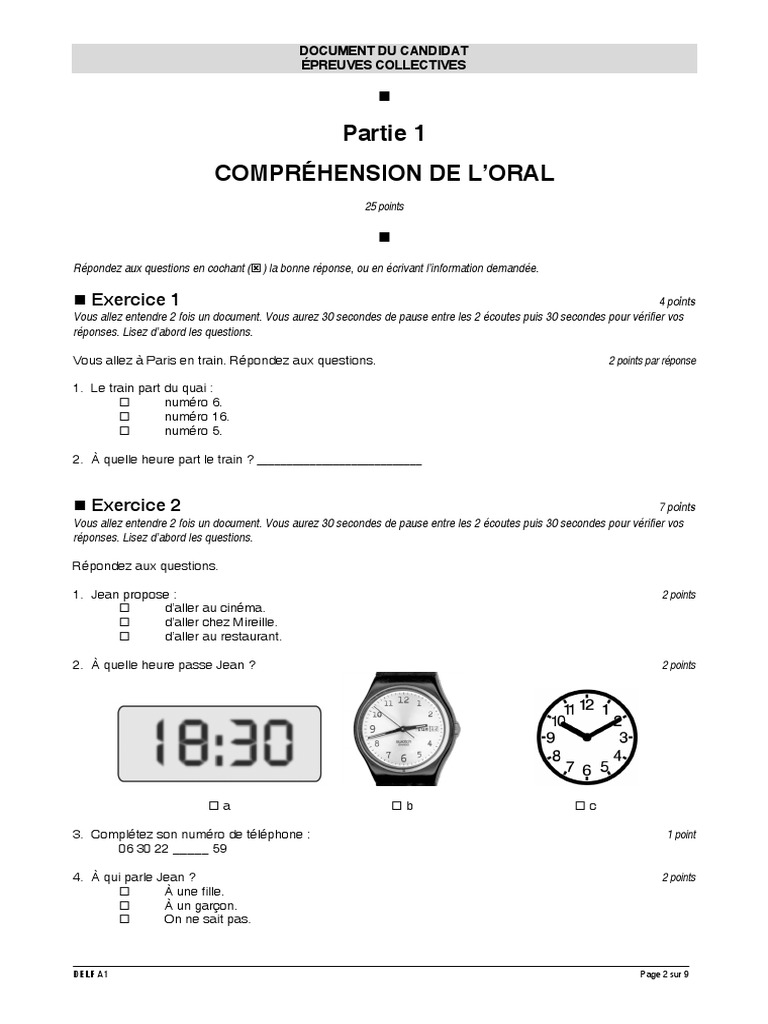 Sujets A1 - Etudiant | PDF | France | Divertissement (Général)