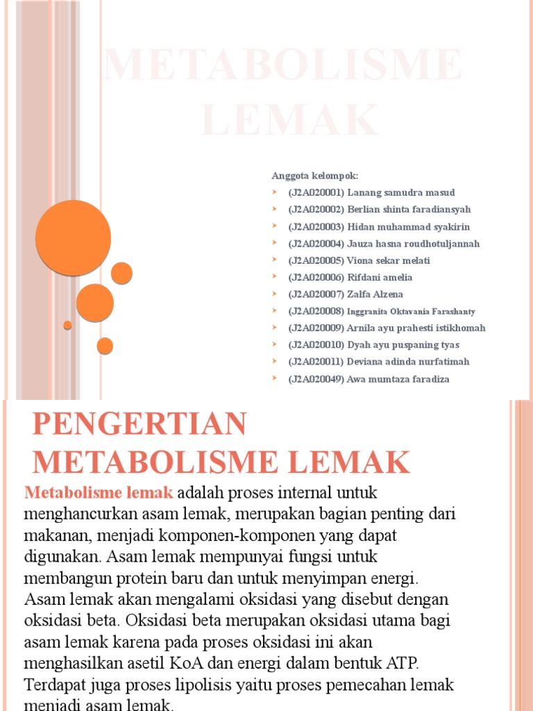 Metabolisme Lemak DRG Hanung | PDF