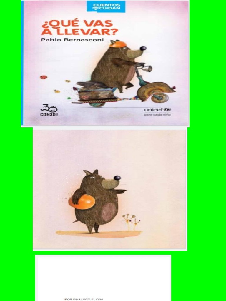 Cuento. ¿ Qué Vas A Llevar | PDF