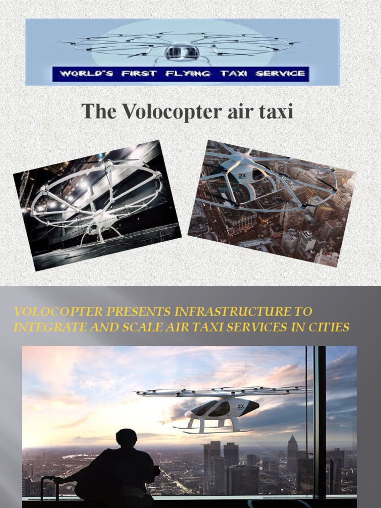 Volocopter: The Future of Air Taxis | PDF | Takeoff | Consumer ...