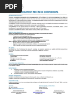 Fiche De Poste Technico Commercial PDF