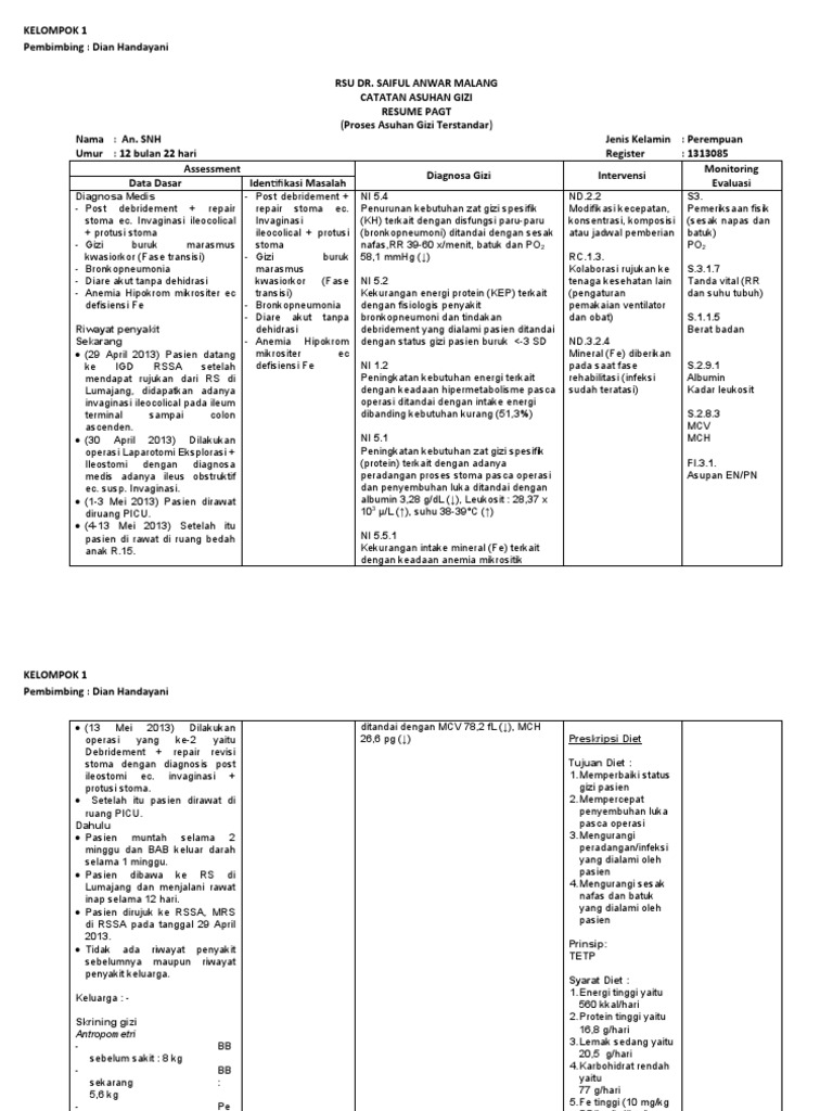Contoh Tabel NCP | PDF | Sains & Matematika