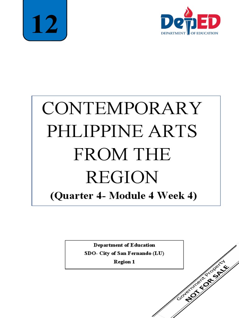Contemporary Phlippine Arts From The Region: (Quarter 4-Module 4 Week 4 ...