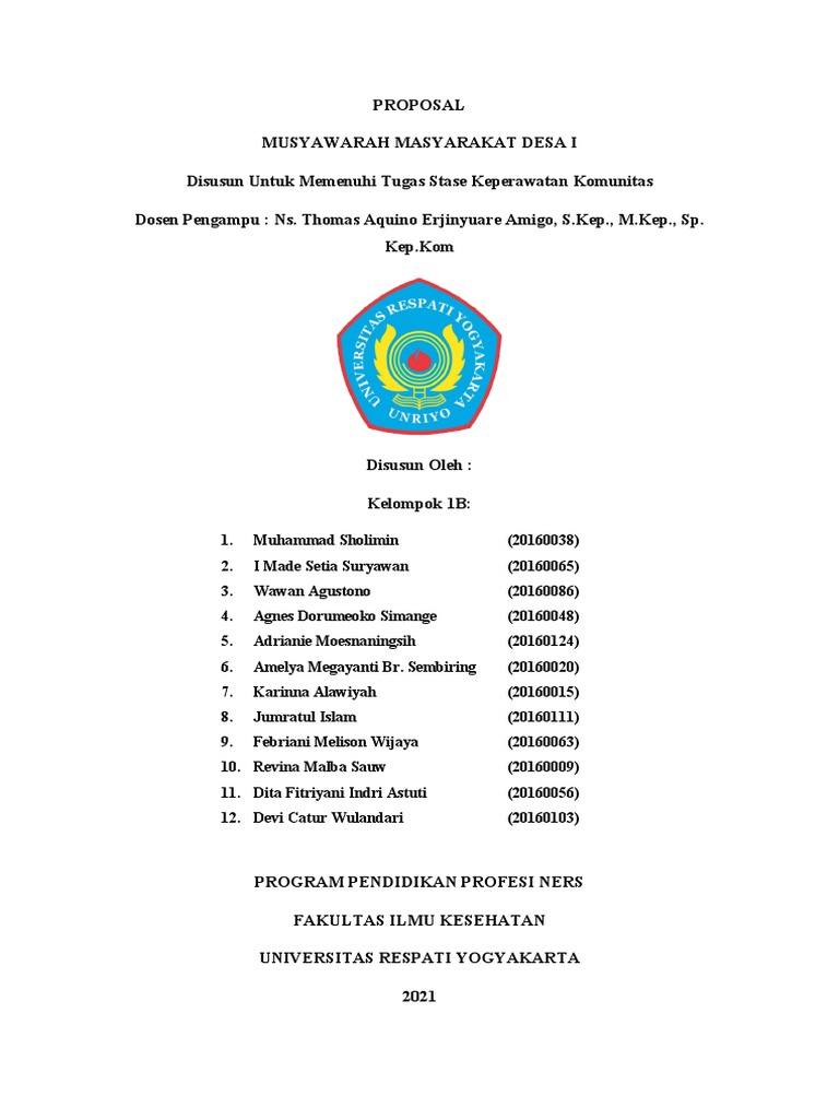 Proposal MMD 1 - 2 | PDF